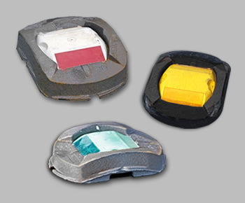 301 Inset Road Stud White Blank - RoadCraft Safety Products UK