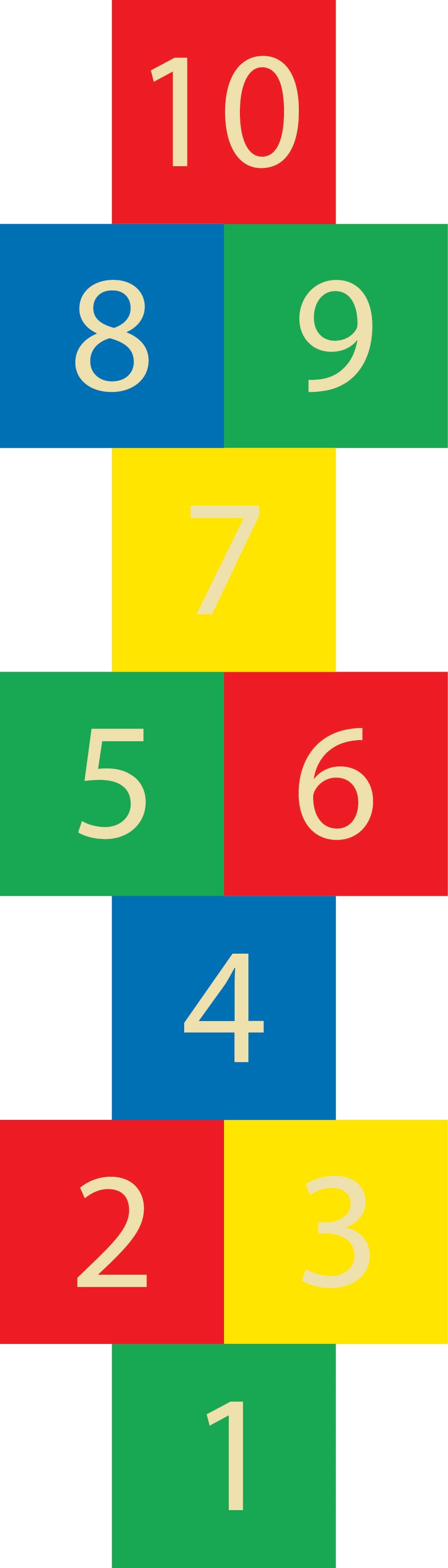 Thermoplastic Standard Hopscotch 2.8mx800mm - RoadCraft Safety Products UK