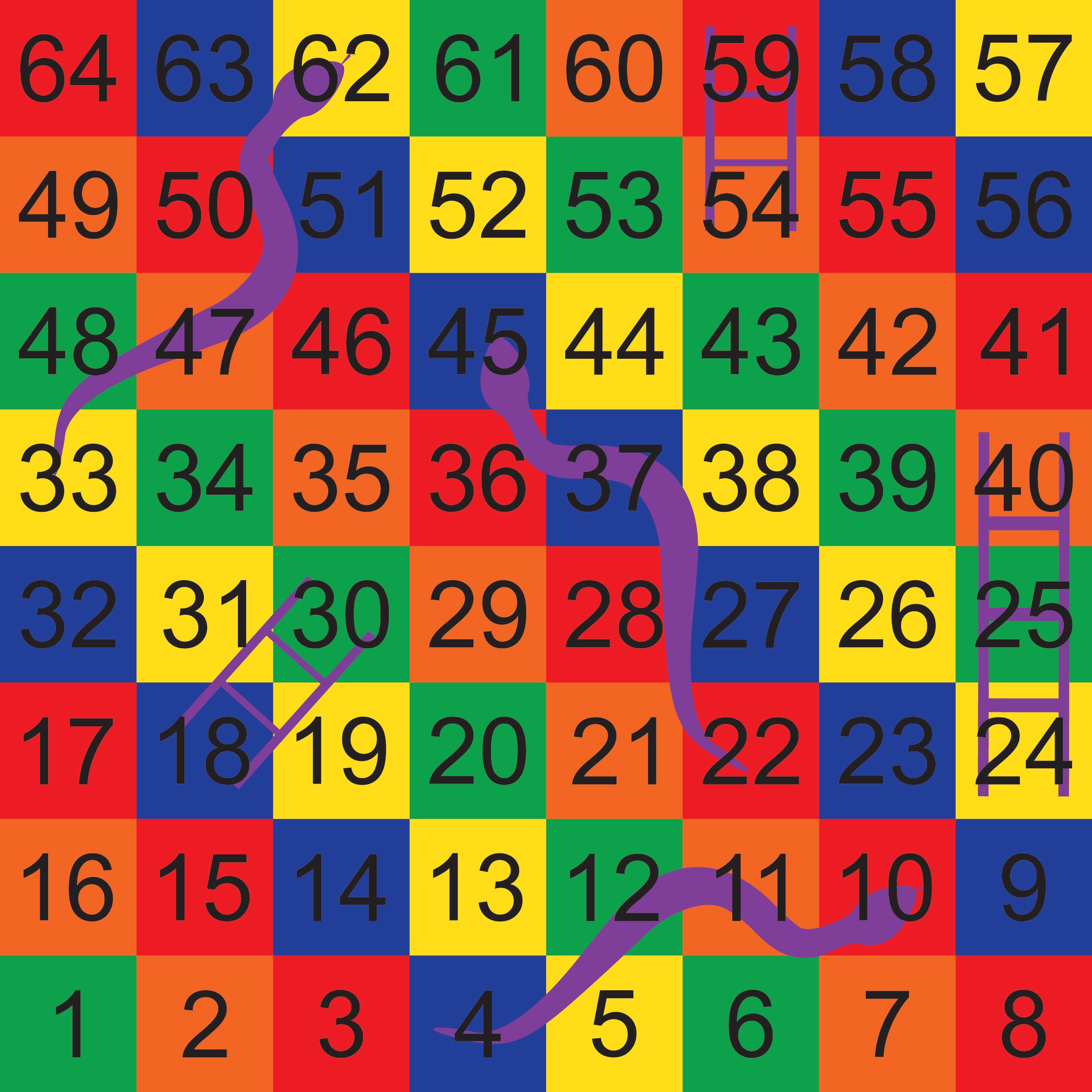 Thermoplastic Snakes & ladders 1-64 Solid - RoadCraft Safety Products UK