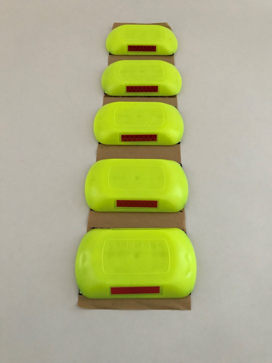 Safemark Self Adhesive Stud 1 Way Reflective Red Blank - RoadCraft ...