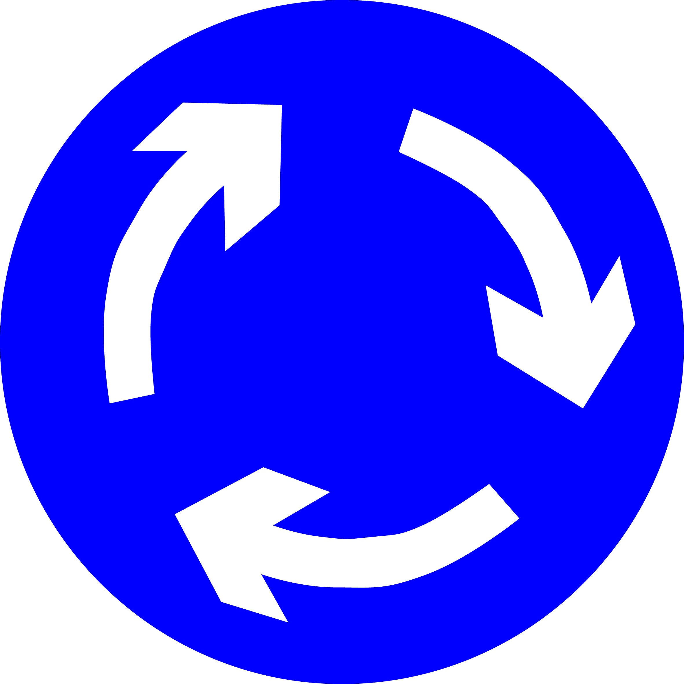 Thermoplastic Roundabout 550mm - RoadCraft Safety Products UK